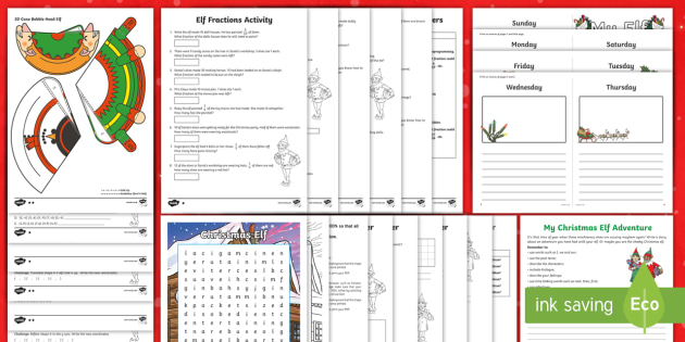 KS2 Christmas Elf Activity Pack