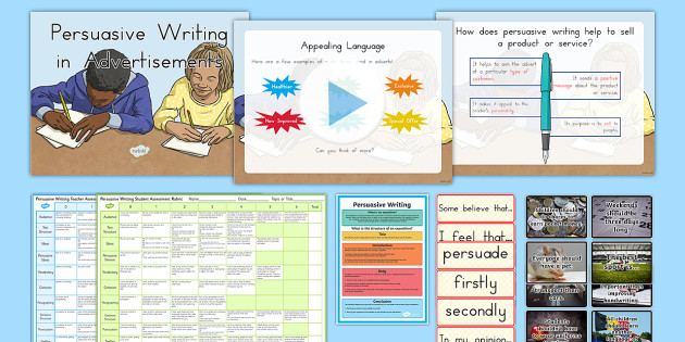 Techniques and Language Features in Persuasive Writing Pack