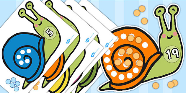 Snail Counting Activity to 20 (teacher made)