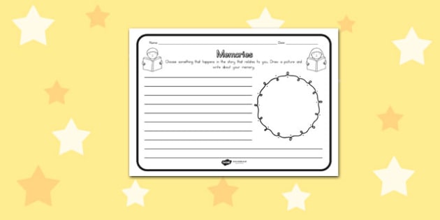 Memories Comprehension Worksheet