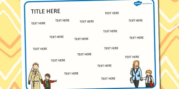 My Senses Themed Editable Word Mat (creat de profesori)