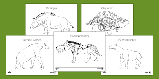 stone age colouring pictures
