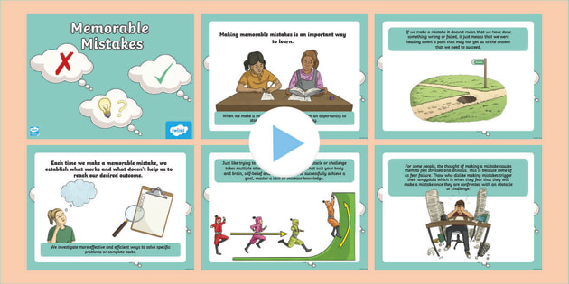 Memorable Mistakes PowerPoint (Teacher-Made)
