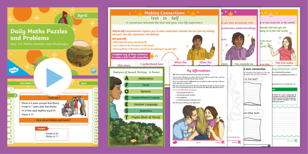 FREE! - Year 3 Term 2 Week 9 Remote Home Learning Pack