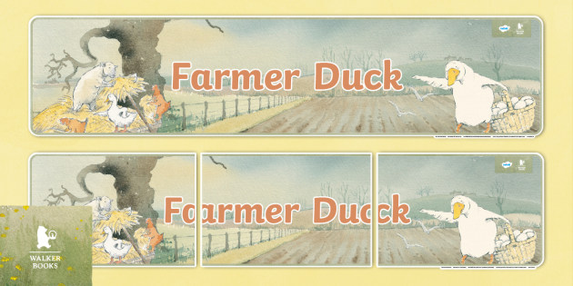 FREE! - 'Farmer Duck' Display Banner (teacher made)