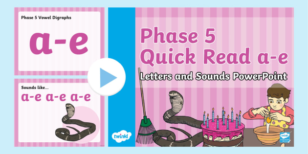 Phase 5 Quick Read a-e PowerPoint (teacher made)
