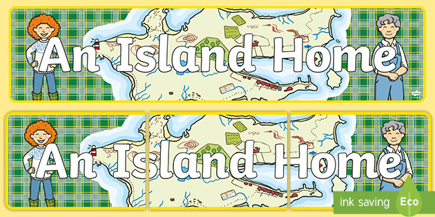 An Island Home Display Banner to Support Teaching on Katie Morag