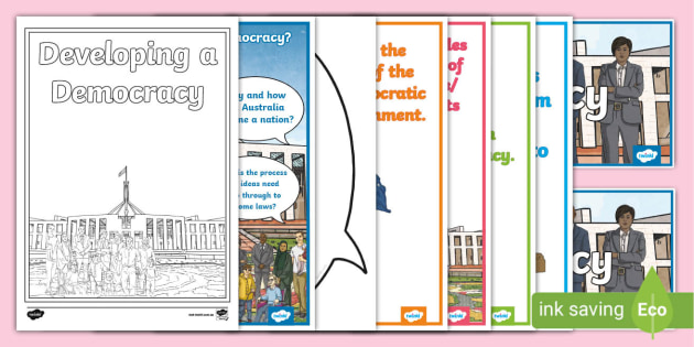 Democracy Display Pack | Year 6 Australia | Teacher-Made