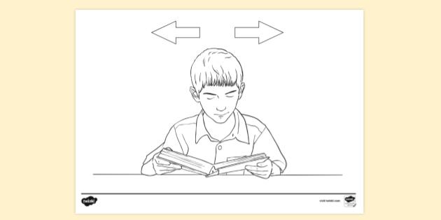 FREE! - Find the Meaning Reading on and Reading back Colouring Sheet