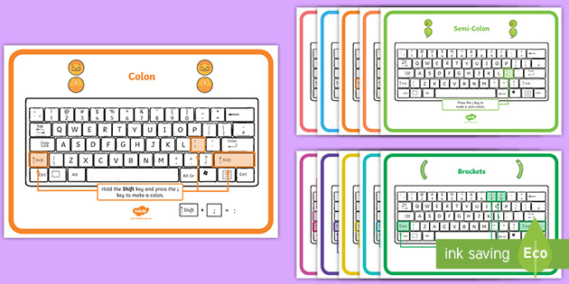 Typing Punctuation Display Posters (teacher made)