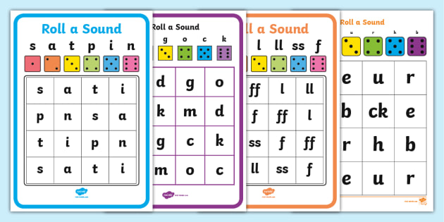 Phase 2 Roll a Sound Activity Mats Bumper Resource Pack