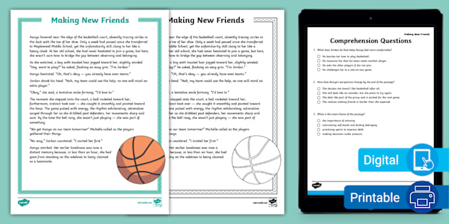 Making Friends Worksheets | twinkl.com