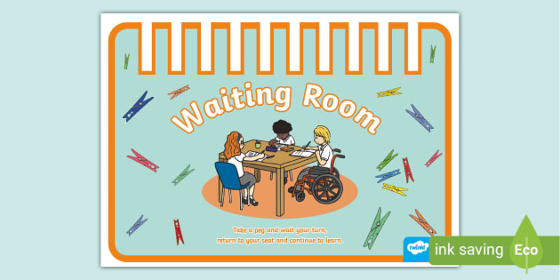 Waiting Room Display Poster (teacher made)