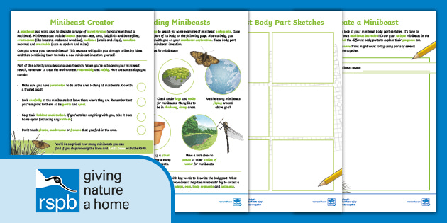 FREE! - Minibeast Creator (Ages 7 - 11) (teacher made)
