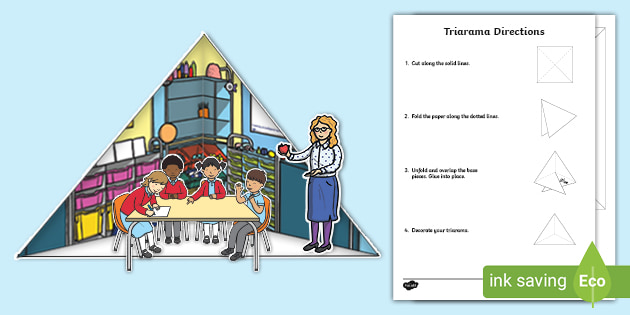 Classroom Themed Triarama