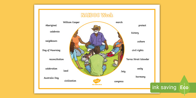 FREE! - NAIDOC Week Word Mat | Primary Teaching Resources