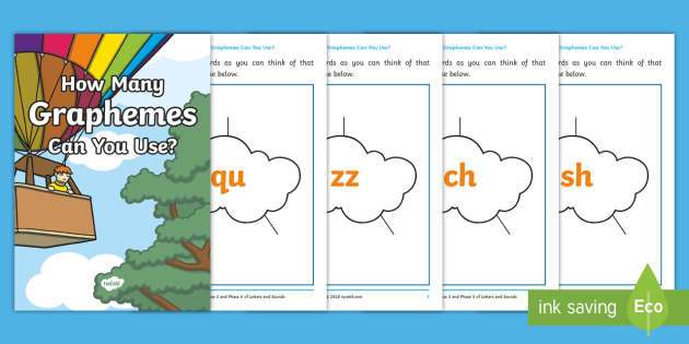 How Many Graphemes? Activity Booklet (teacher made)
