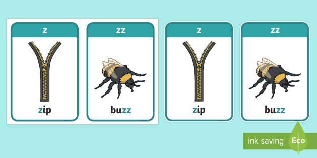 My 'z' Sound Family Flashcards (teacher made)