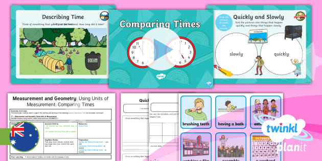 Year 1 Using Units of Measurement Understanding Time (1) Lesson