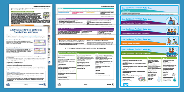 EYFS Water Area Continuous Provision Planning Pack (Ages 3-5)