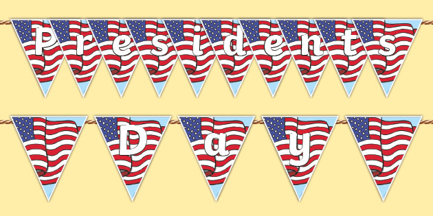 Presidents Day Bunting | Printable Class Decoration | Twinkl