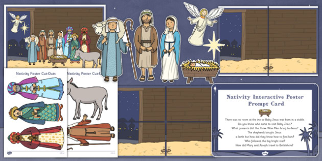 Childminder Nativity Display Pack (teacher made)