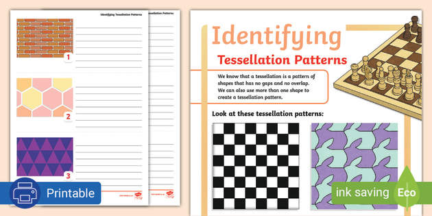 Identifying Tessellation Patterns Activity Sheet