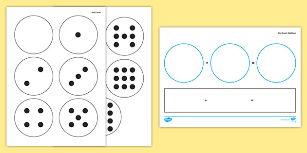 👉 Dot Cards Addition Activity