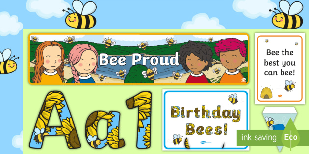Ultimate Bee Classroom Display Pack (teacher made)
