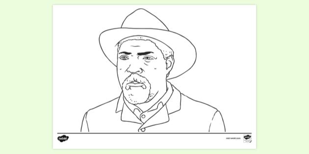 John Ware Colouring Sheet | Colouring Sheets