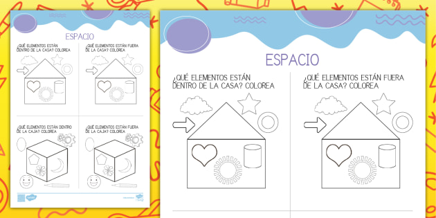 Fichas Para Repasar Conceptos De Espacio