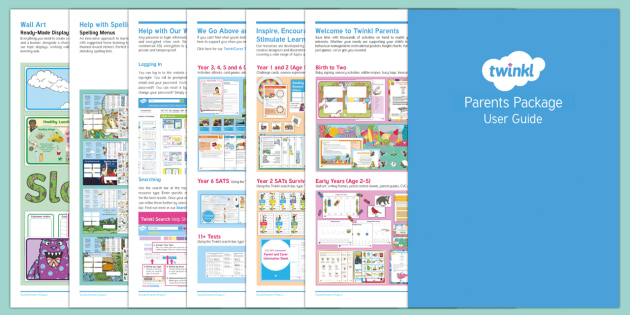 * NEW * Twinkl Parent Free User Guide - home, homework, parents