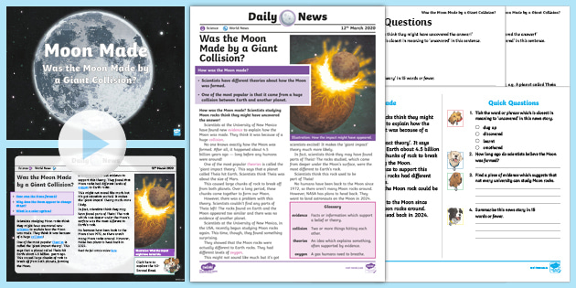 How Are Moons Formed Answerscom Our Created Moon Answers.tv