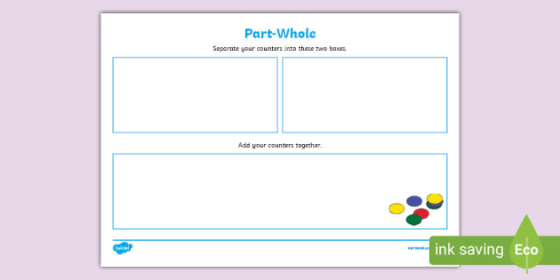 Part Whole Worksheet (teacher made)