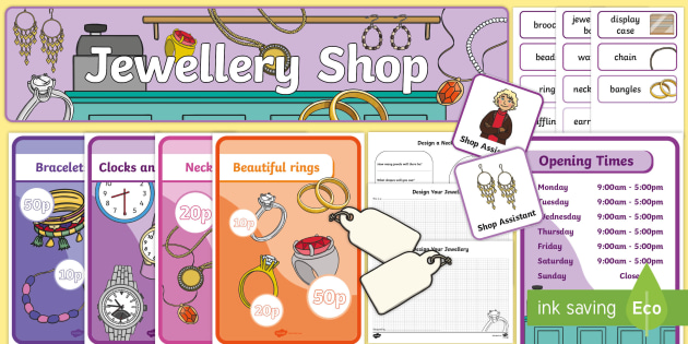Role Play | Jewellery Shop Resource Pack