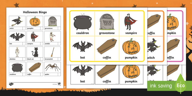 Halloween Aistear Bingo