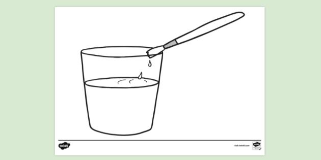 FREE! - Wipe Paintbrush Water Colouring Sheet | Colouring Sheets