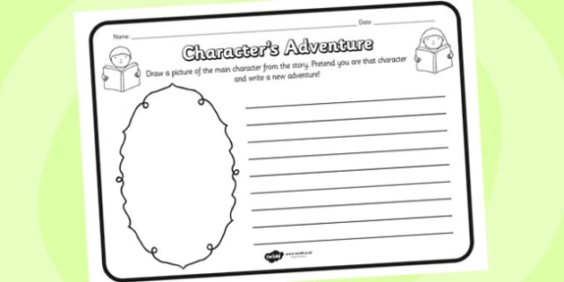 Character Adventure Reading Comprehension Activity - ESL Reading