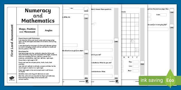 First Level Numeracy and Mathematics Assessment