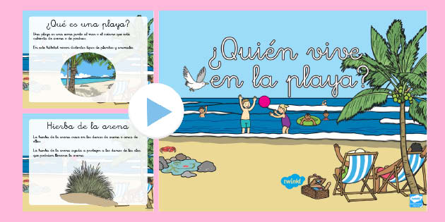 Presentación: ¿Quién vive en la playa?