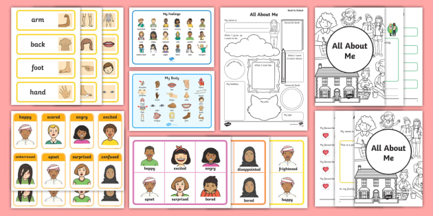 All About Me Pack EAL - all about me, pack, eal, all about, me