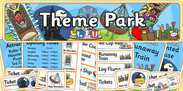 Theme Park Role Play Pack-theme park, role play, role play pack, theme park