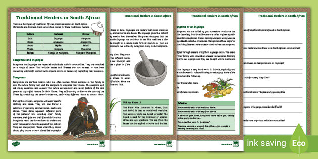 Traditional Healers in South Africa | Reading Comprehension