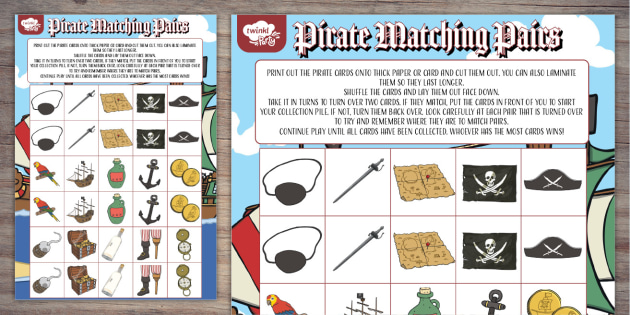 Pirates Printables | twinkl.co.uk
