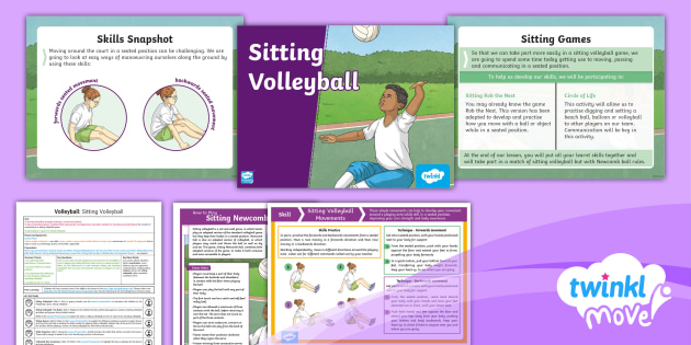 Sitting Volleyball Lesson | Inclusive PE Games | Twinkl Move