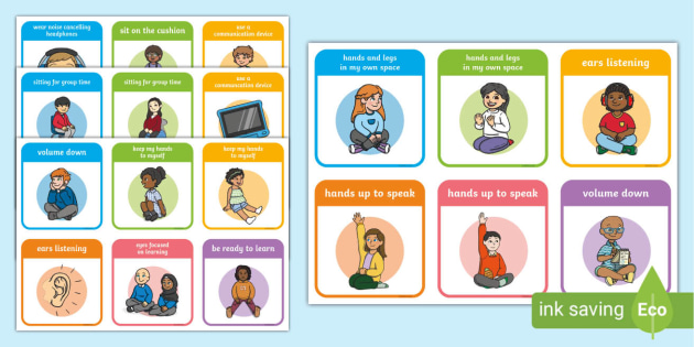 Visual Cues Autism Food Editable Picture Cards For Autism AAC