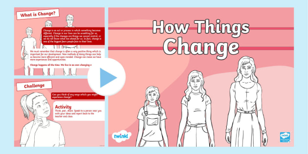 How Things Change PowerPoint (teacher made)