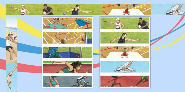 The Commonwealth Games Display Borders (teacher made)