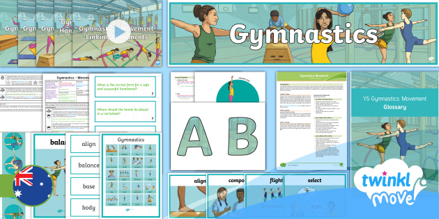 Move PE Year 5 Gymnastics: Movement Unit Pack (teacher made)