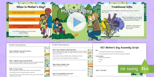 KS1/EYFS Mother's Day Assembly Pack (teacher made)